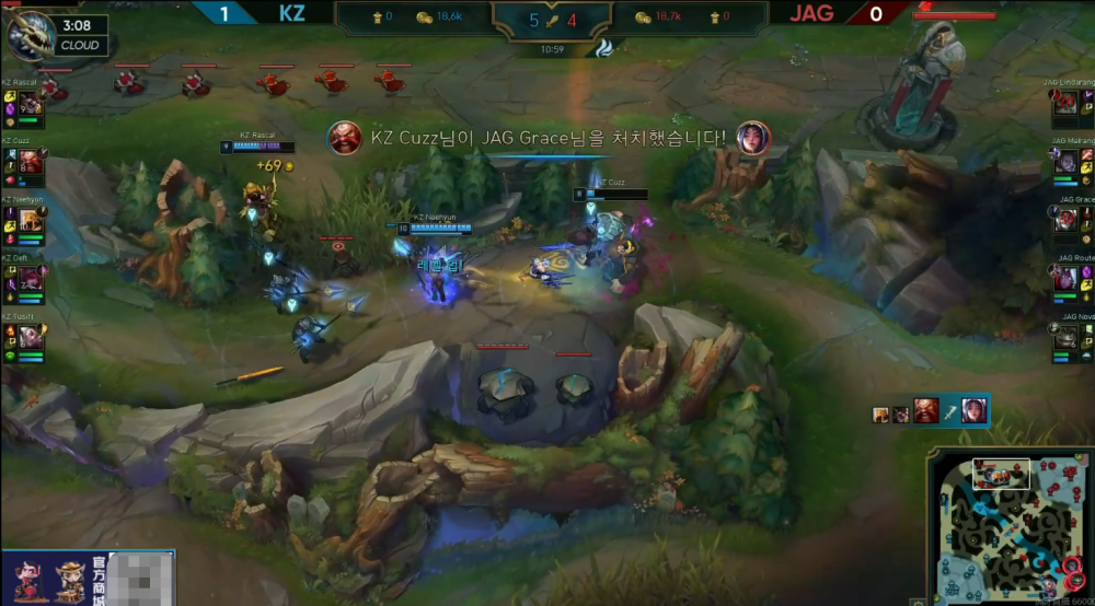 LOL：KZ碾压JAG取关键9胜，LCK季后赛竞争形势太激烈