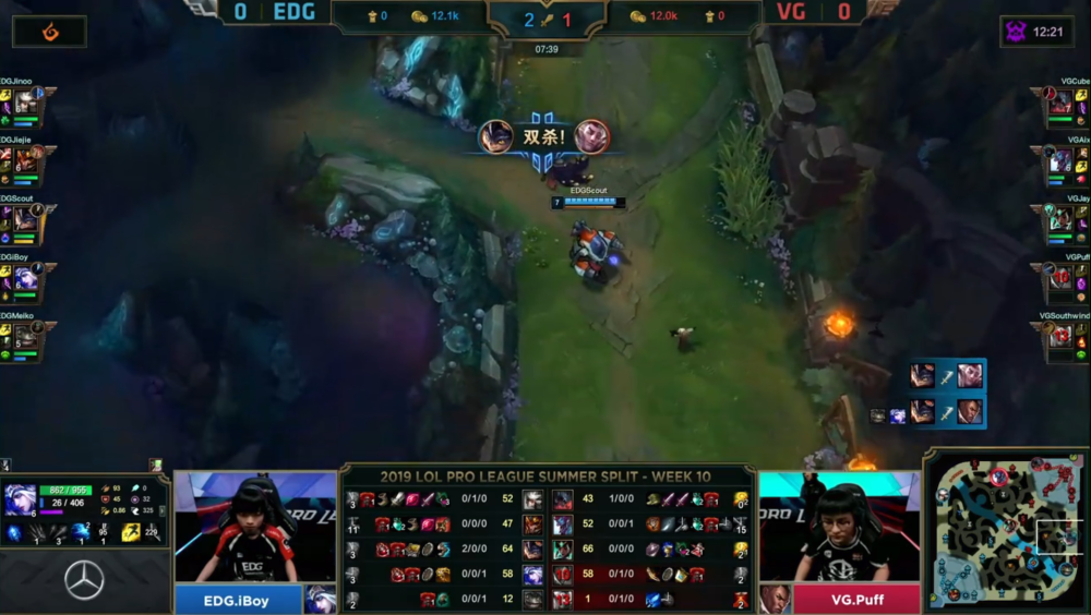 EDG冰火两重天炙烤VG，Scout：谁抢了我兰博的五杀？