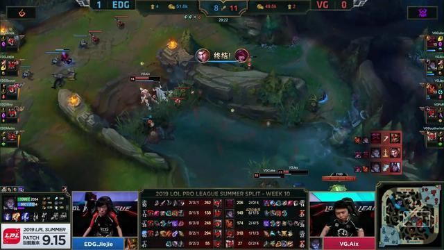 EDG艰难赢下VG，网友赛后吐槽：如此费劲，进季后赛也白瞎