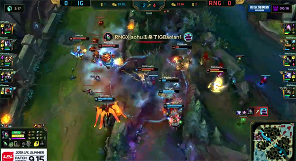 小虎单切阿水，Zrr凯南大招电晕IG五人，首秀豪夺MVP！