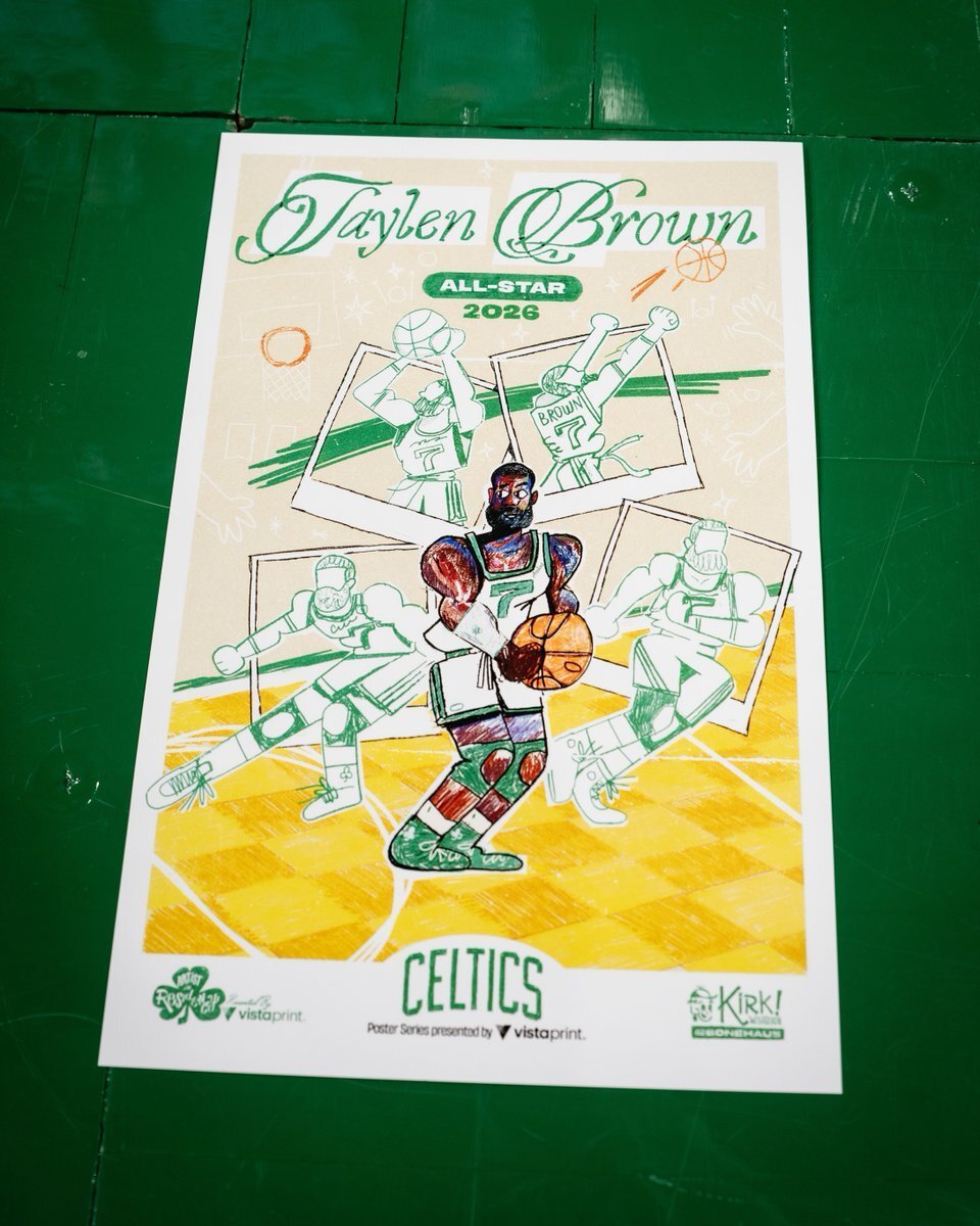 凯尔特人：Vistaprint为比赛制作五星全明星海报_腾讯新闻