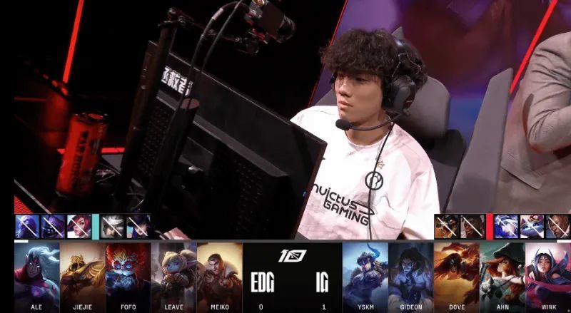 Wink的状态？射手打辅助，iG零封EDG！调侃：iG又抽到SSR了？