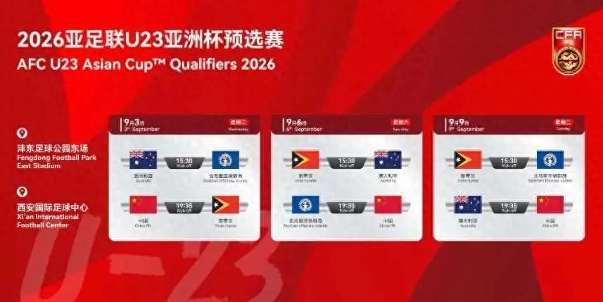 明晚19:35，CCTV5直播！亚预赛首战，中国男足vs东帝汶_腾讯新闻