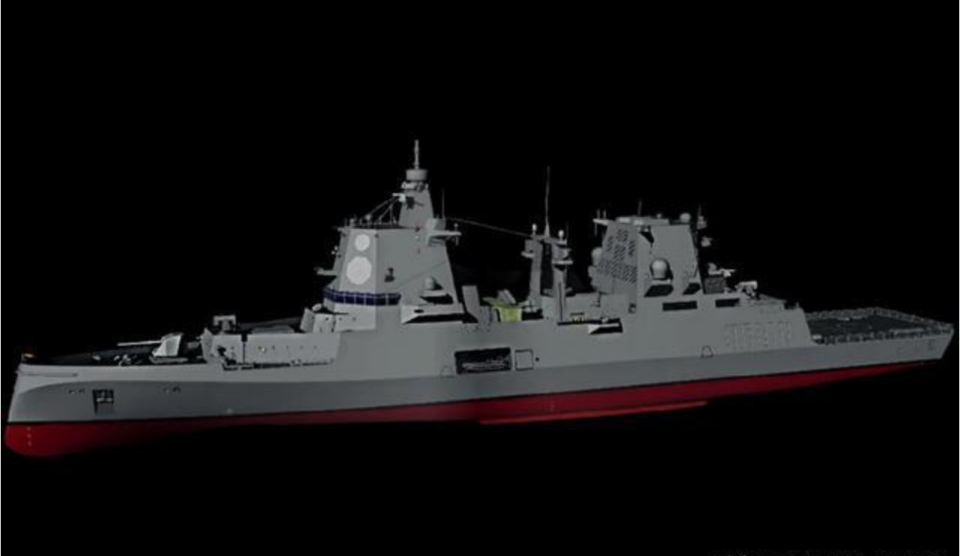 德国F127防空护卫舰：满载排水量1万吨，设计风格酷似一战巡洋舰_腾讯新闻