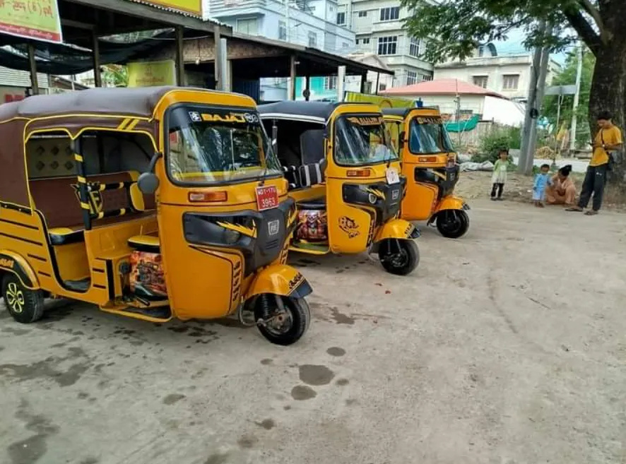 缅甸仰光部分镇区以后不能用改装三轮摩托车运营了？_腾讯新闻