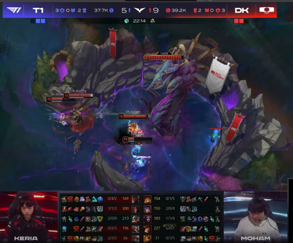 DK3-2击败T1，晋级S14世界赛！Aiming女枪伤害爆炸_腾讯新闻