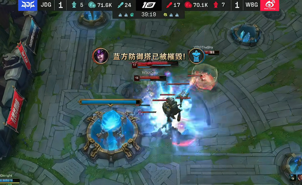 小虎力挽狂澜，WBG艰难战胜JDG，Theshy说出心里话