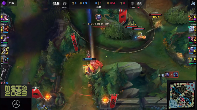 Stixxay小炮斩获MSI首个五杀，带领GG稳扎稳打2-0轻取GAM_腾讯新闻