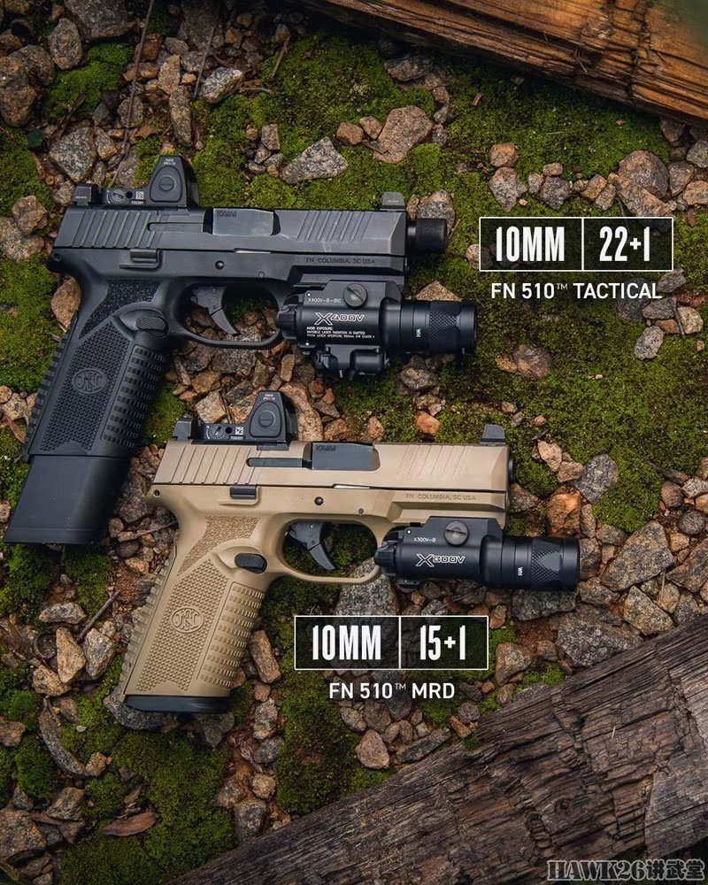 FN美国公司FN 510/545 MRD手枪 可安装瞄准镜 更便于携带_腾讯新闻