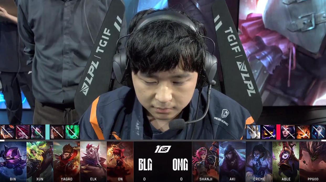 LPL春季赛：OMG造1W经济大翻盘！仍难逆天改命鏖战五局不敌BLG