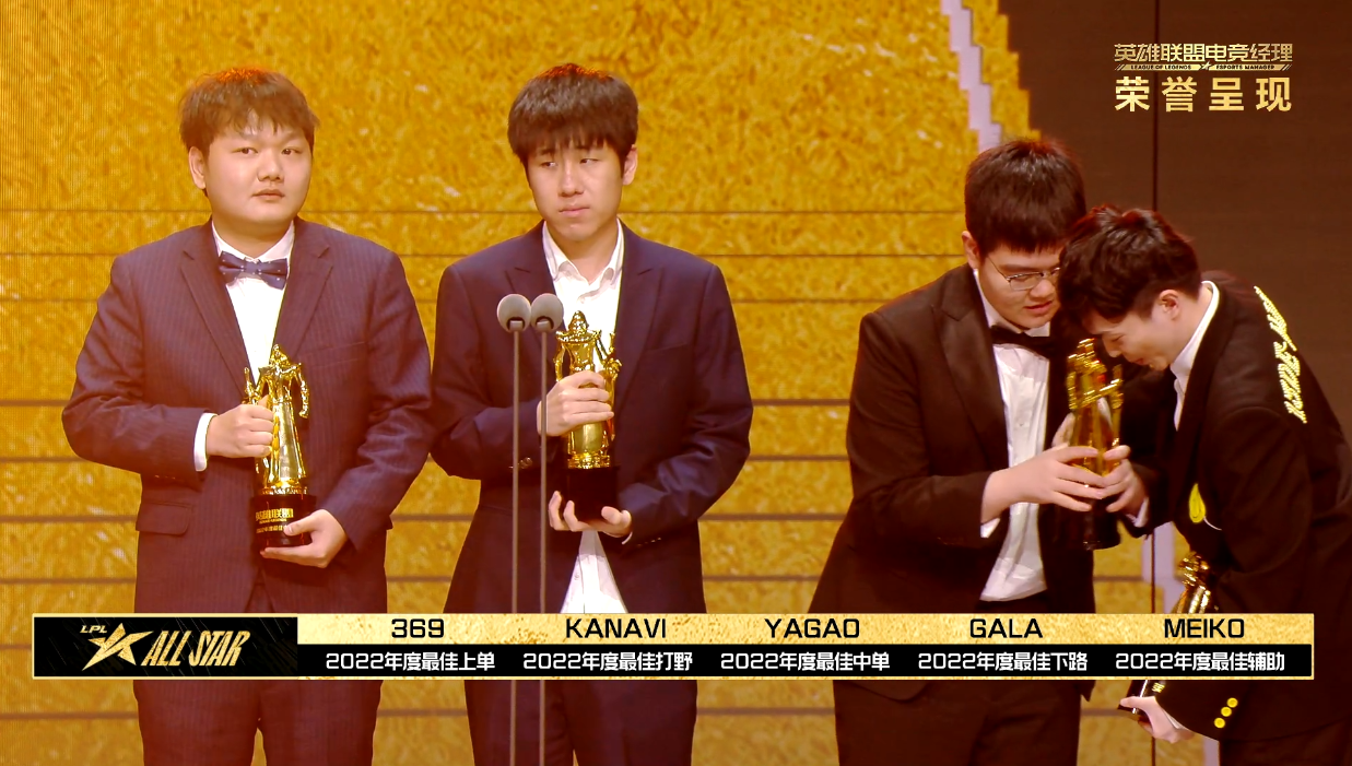 2022年度最佳阵容出炉、MVP诞生！JDG成为最大赢家