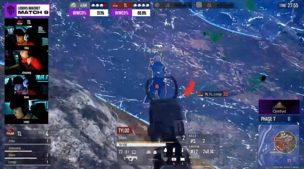 PGS2败者组：4AM逆袭携手17天禄晋级决赛！飘柔DDT正副班长_腾讯新闻