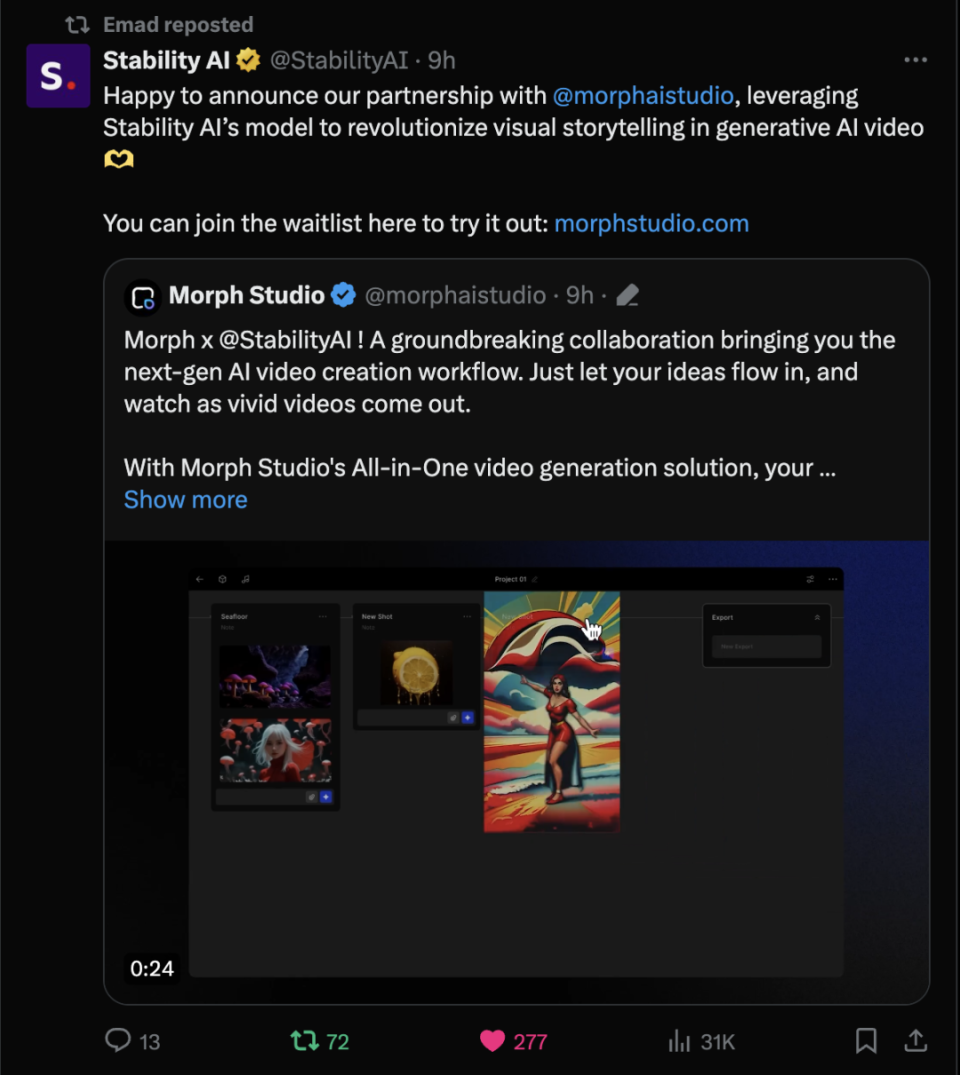 对话徐怀哲：Morph AI要做第一个AI native视频生产工作流_腾讯新闻