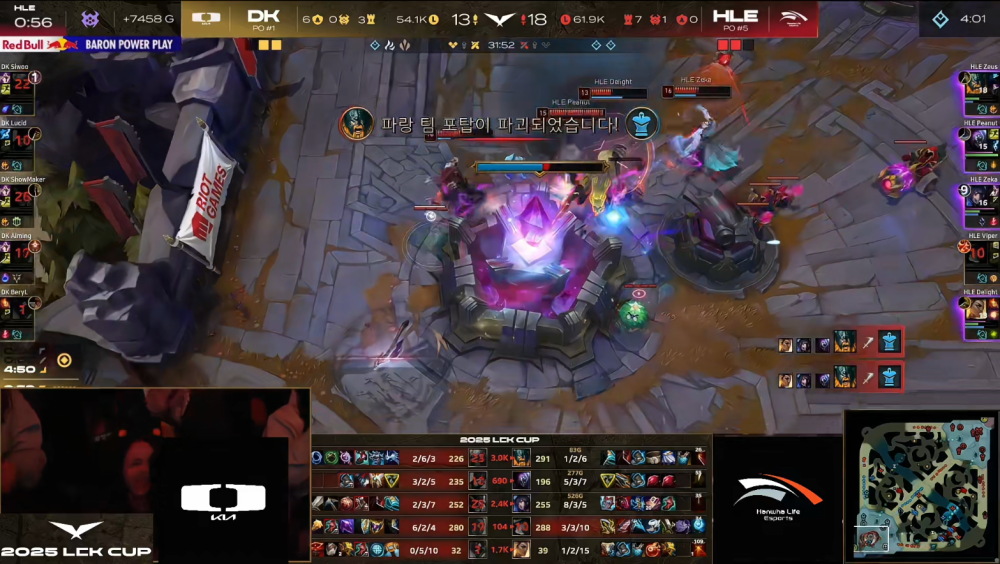 恭喜HLE！3-2击败DK，晋级决赛！Viper完美大招，Zeus猛如战神_腾讯新闻