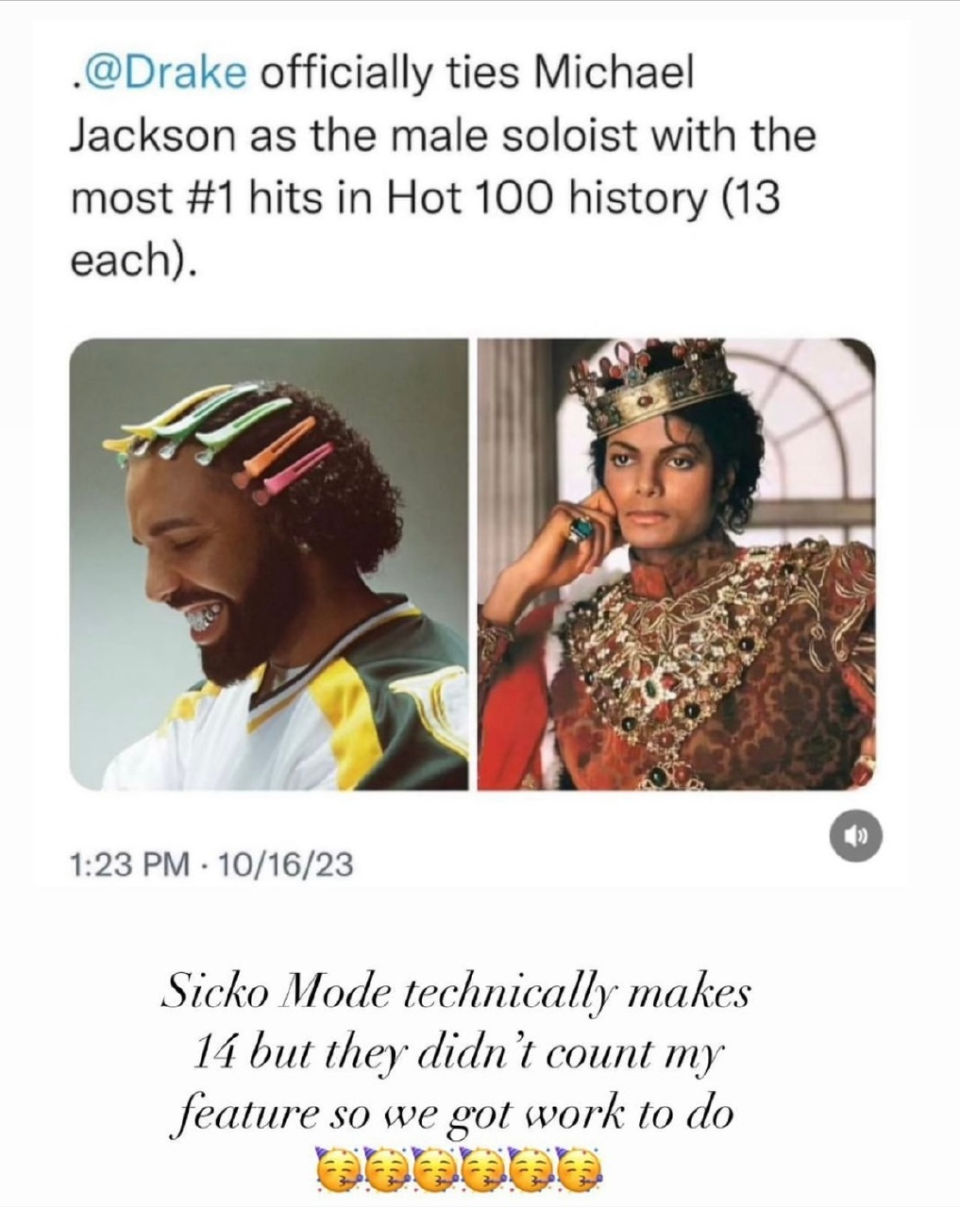 榜单成绩超越迈克尔杰克逊，饱受争议的嘻哈明星Drake_腾讯新闻