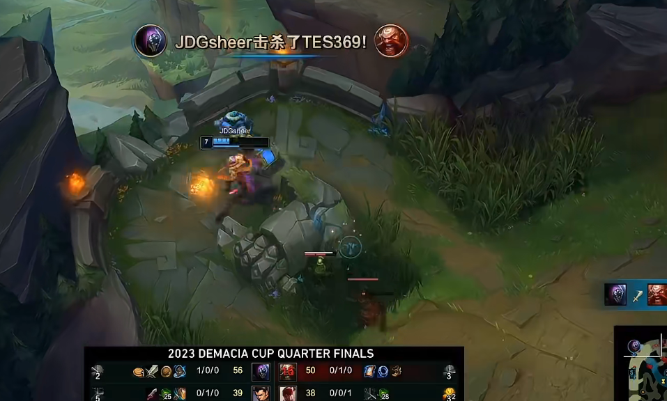 LPL今年最值得期待的新秀，sheer职业首战单杀369_腾讯新闻