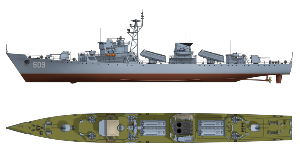 053H护卫舰，撑起了中国海军半边天_腾讯新闻