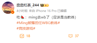 小虎迎来最强帮手！知情人爆料Ming加盟WBG，Wayward疑似去JDG救火_腾讯新闻
