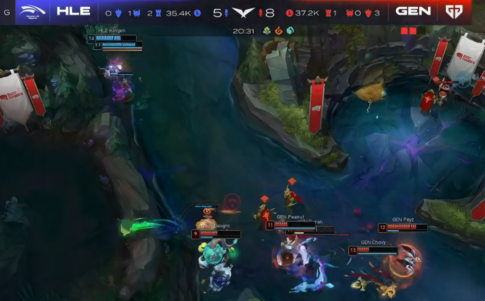 Doran精准开团，GEN零封HLE，Chovy向T1下战书_腾讯新闻