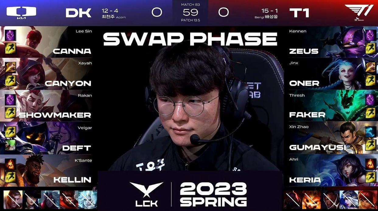 LCK春季赛：K博士第12次POG再创纪录！T1横扫DK轻取12连胜