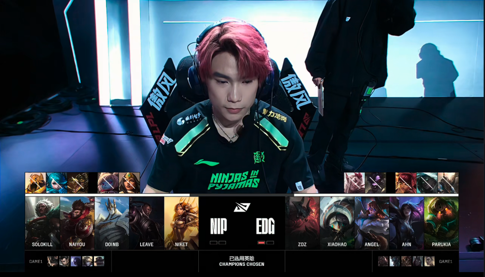 LPL第三阶段：EDG零封NIP，Doinb头发白染了_腾讯新闻