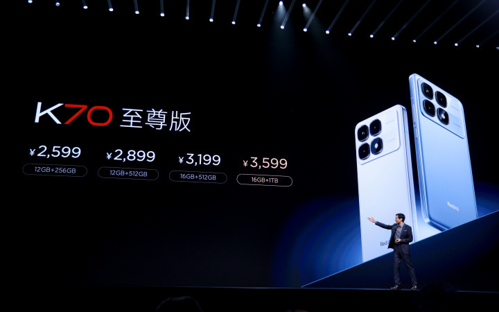 起售价2599元不变 Redmi K70至尊版正式发布_腾讯新闻
