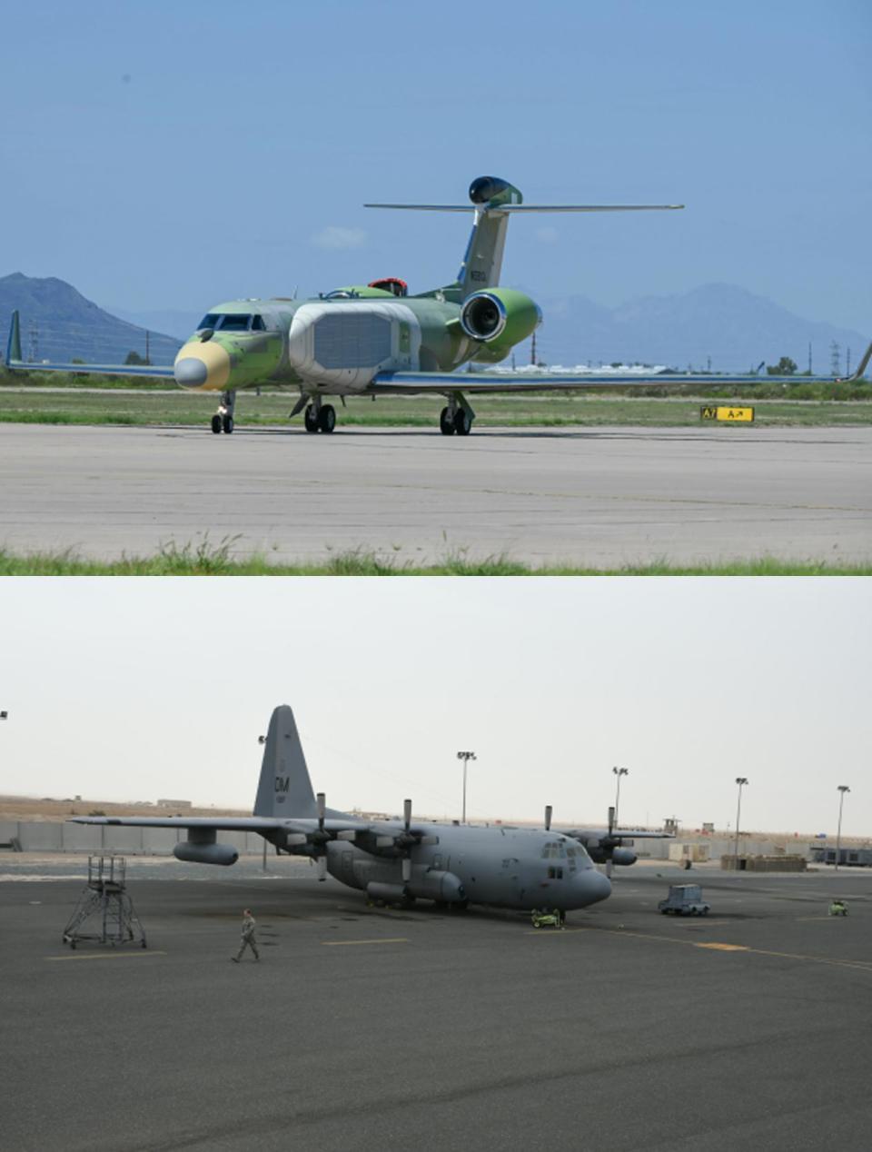 海外谈中国：新型运-9LG电子干扰机亮相泰国 机背平衡木雷达天线很亮眼_腾讯新闻