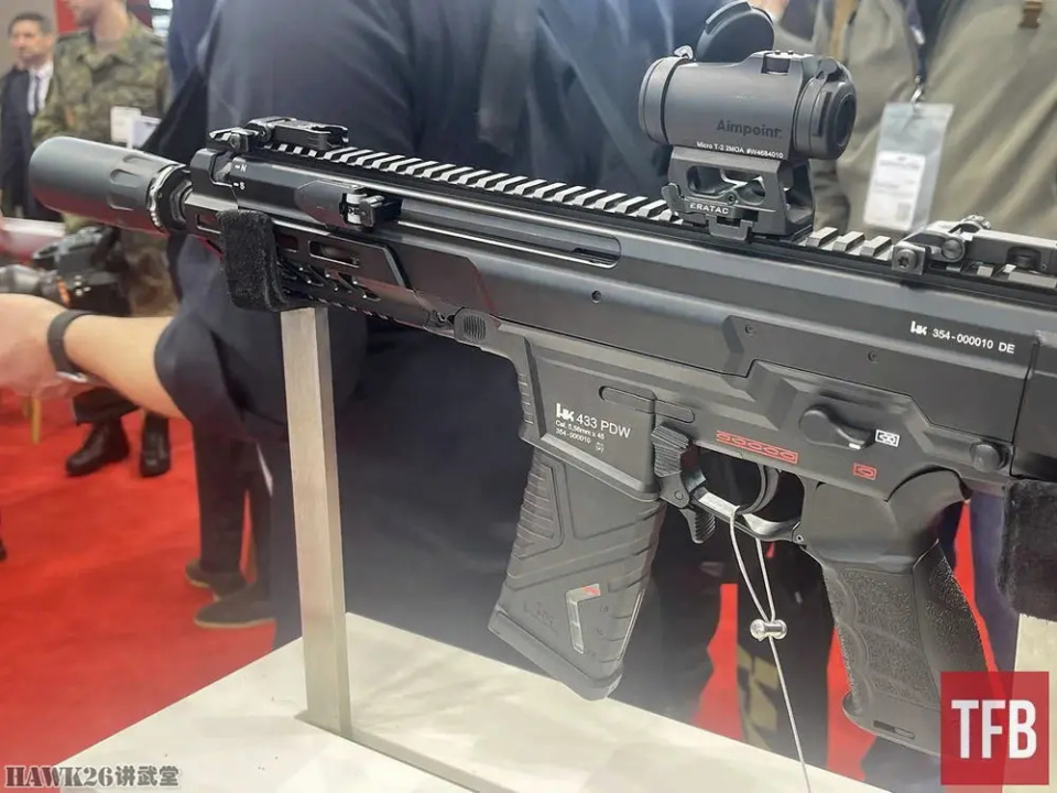 图说：黑克勒-科赫公司HK433 PDW步枪 外形紧凑 适合安装消音器_腾讯新闻