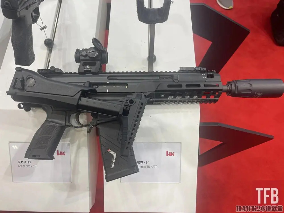 图说：黑克勒-科赫公司HK433 PDW步枪 外形紧凑 适合安装消音器_腾讯新闻