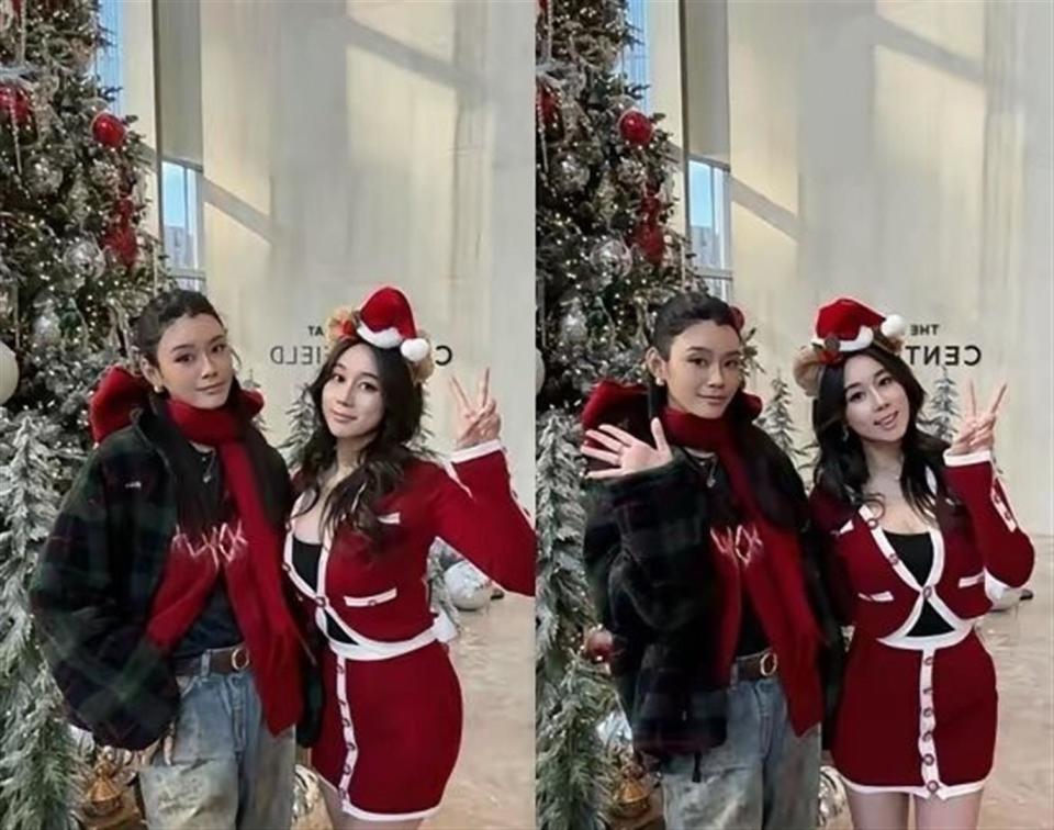 奚梦瑶的豪门圣诞，和婆婆小姑子同框摆拍，超大豪宅里的暖心时光_腾讯新闻