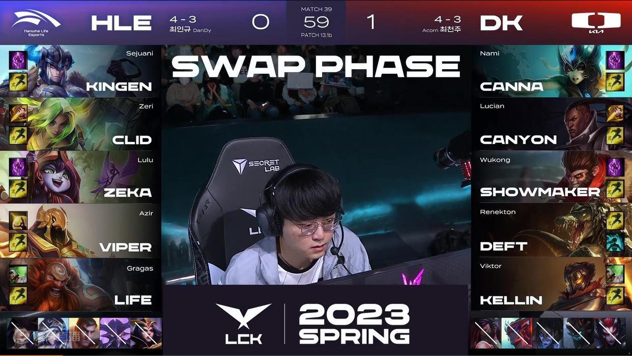 LCK春季赛：Deft连续压制Viper！DK横扫HLE终结对手三连胜