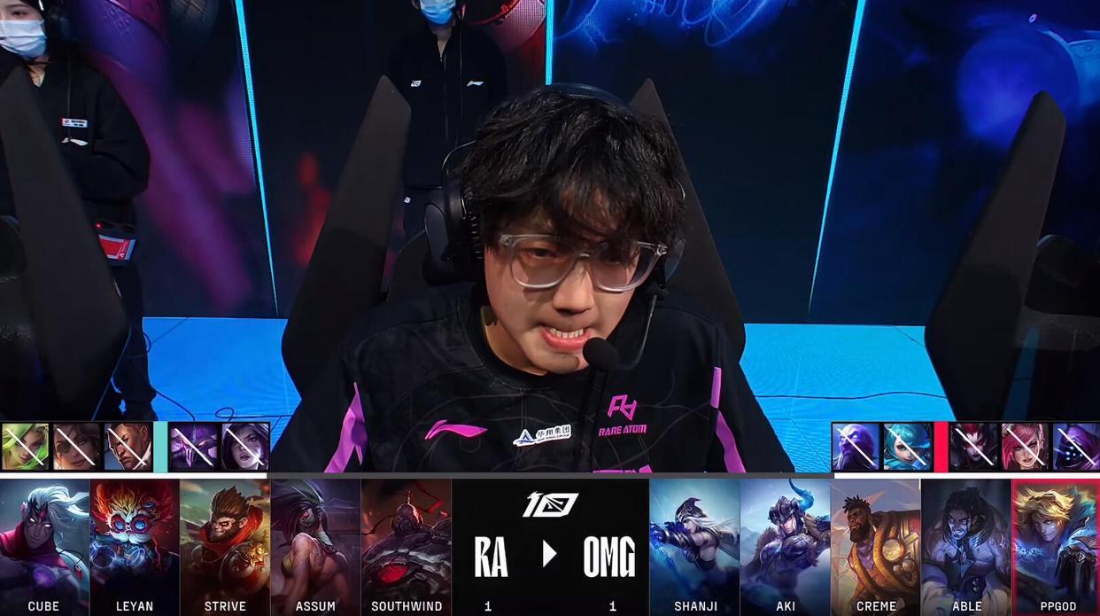 LPL春季赛：OMG锐气全无 Strive二连MVP RA力克OMG