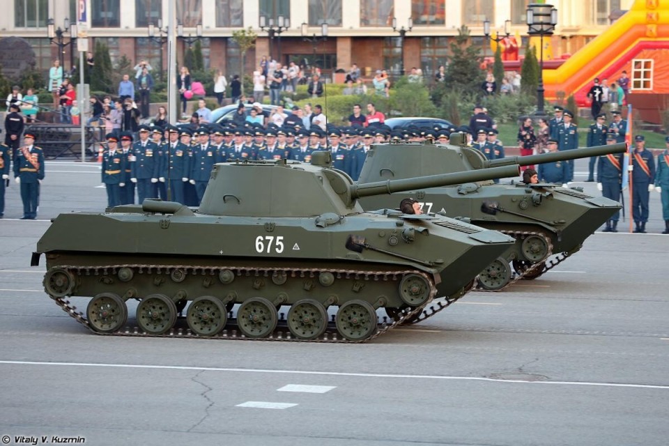 宝刀未老：俄军赞赏2S9-1M自行迫击炮 将其称为“火炮中的狙击步枪”_腾讯新闻