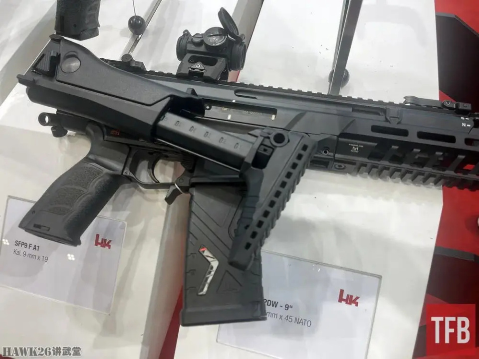 图说：黑克勒-科赫公司HK433 PDW步枪 外形紧凑 适合安装消音器_腾讯新闻