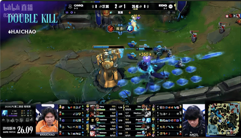 EDG 2-1 OMG：Xiaohao关键大招，EDG拒绝让一追二战胜OMG_腾讯新闻