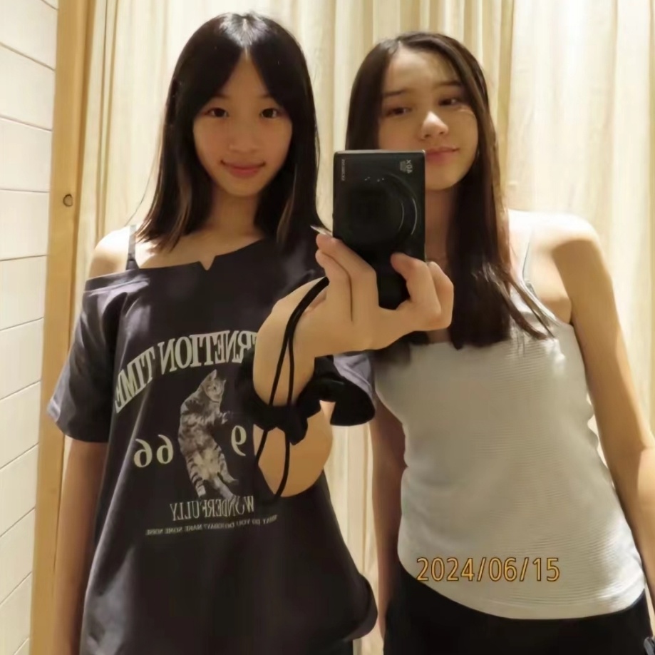 吴尊13岁女儿晒近照，NeiNei化妆穿吊带裙显成熟，甜馨猛夸漂亮_腾讯新闻