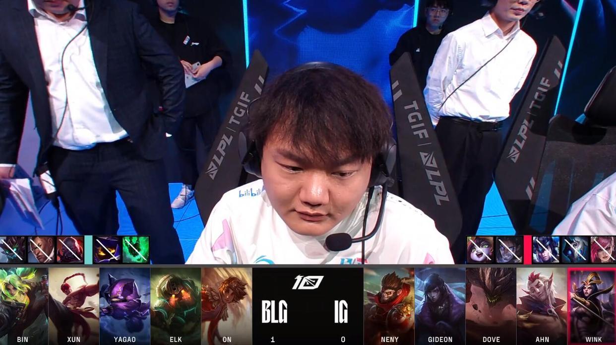 LPL春季赛：62人头大乱斗Yagao妖姬无限超神兜底！BLG横扫IG