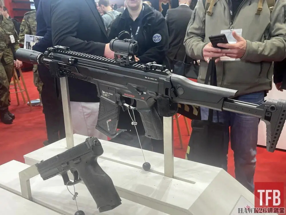 图说：黑克勒-科赫公司HK433 PDW步枪 外形紧凑 适合安装消音器_腾讯新闻