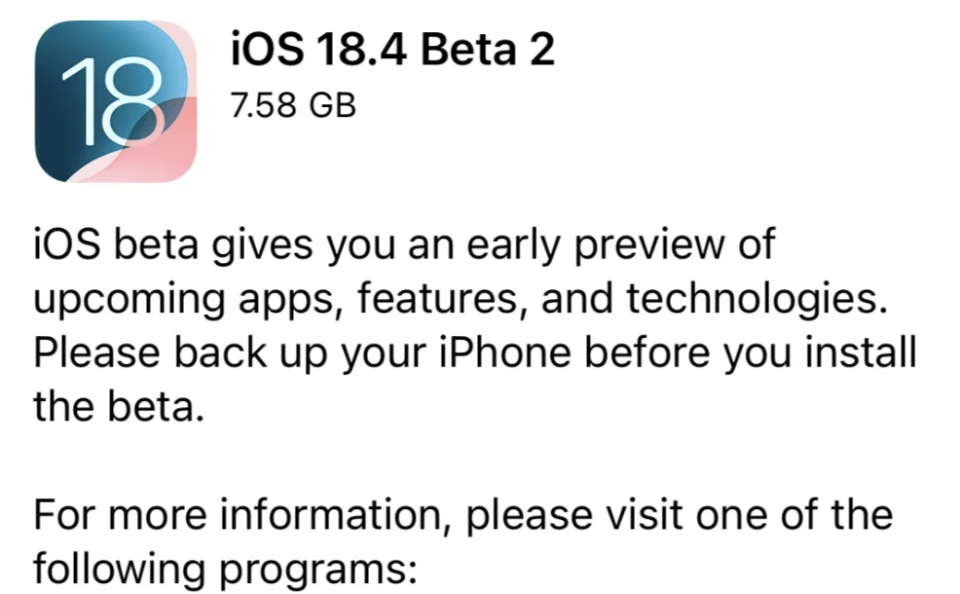 iOS18.4新版本推送达7.5GB，iPhone16系列也支持这功能了_腾讯新闻
