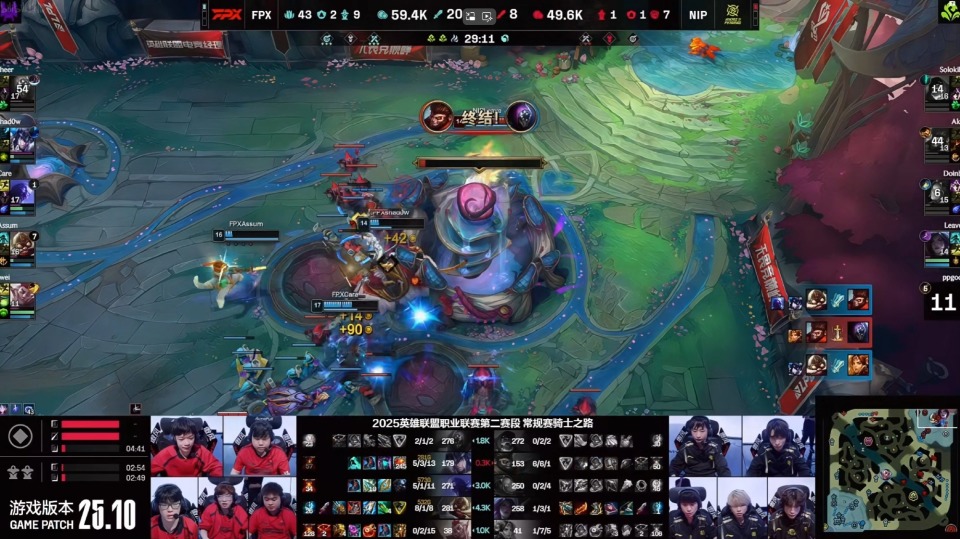 leave带不动！NIP不敌FPX，惨遭淘汰！打野巨大差距，4保1效果不佳_腾讯新闻