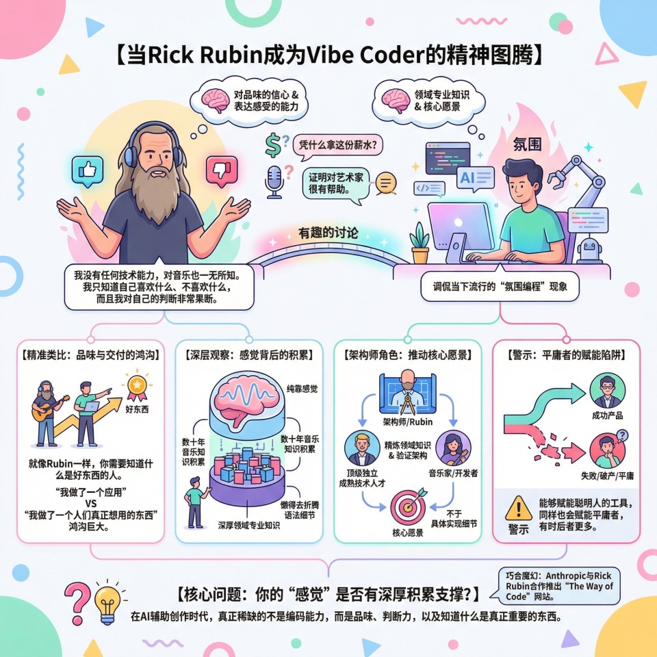当Rick Rubin成为Vibe Coder的精神图腾_腾讯新闻
