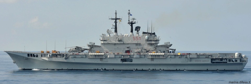 意大利的“加里波第”号航空母舰（图集）_腾讯新闻