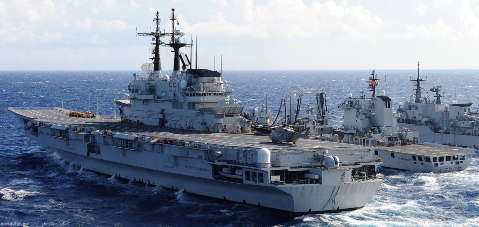 意大利的“加里波第”号航空母舰（图集）_腾讯新闻