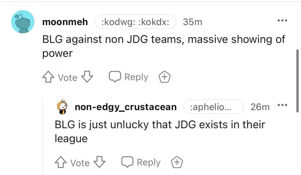 海外网友热议BLG击败LNG：BLG会摧毁任何战队，直到遇到JDG_腾讯新闻