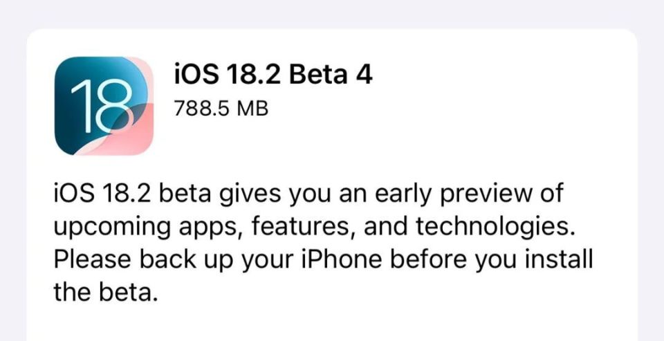 苹果推送 iOS18.2 Beta4 测试版，新增五个功能变化_腾讯新闻