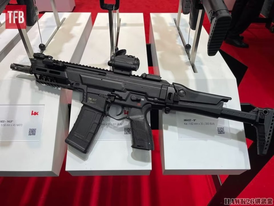 黑克勒科赫HK437步枪 口径.300BLK 瞄准执法部门微声武器需求_腾讯新闻