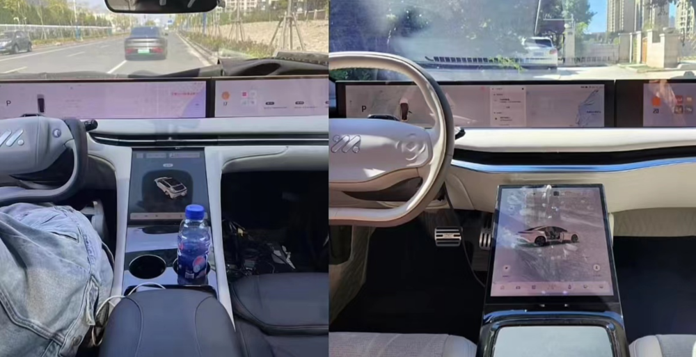 国产版阿斯顿·马丁DBX？智己LS7现身街头，配特斯拉Yoke方向盘_腾讯新闻