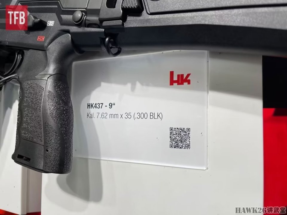 黑克勒科赫HK437步枪 口径.300BLK 瞄准执法部门微声武器需求_腾讯新闻