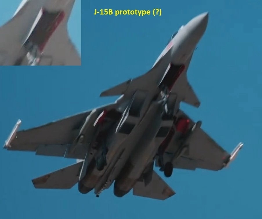 歼15B弹射型公开，有源相控阵雷达加持，吊打同级别舰载机_腾讯新闻