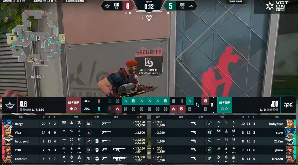 VCTCN：Rarga强势对枪手感爆棚，XLG2-1击败JDG斩获第四胜_腾讯新闻